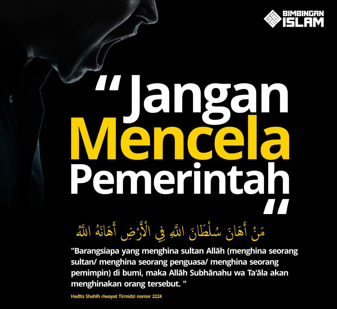 Akibat Menghina dan Mengaibkan Pemerintah